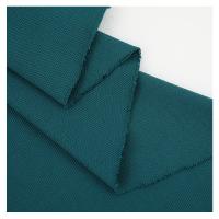 China CVC TC Stripe Pique Sports Fabric 165cm Width 180GSM Weight 95% Polyester 5% Spandex Material for sale
