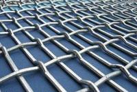 China 304 316 Stainless steel vibrating screen mesh crimped for sale