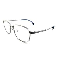 China TF3344 Rectangle Titanium Optical Frame Silver Comfortable Eyewear For Better Vision for sale