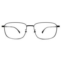 China TF3344 Rectangle Titanium Optical Frame Silver Comfortable Eyewear For Better Vision for sale