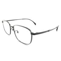 China TF3344 Rectangle Titanium Optical Frame Silver Comfortable Eyewear For Better Vision for sale