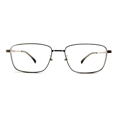 China TF3346 Ultra Light Titanium Optical Frame Classic Unisex Rectangle Eyewear for sale
