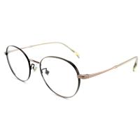 China FM2571 Stainless Optical Eyeglasses Frames , Unisex Full Rim Round Frame for sale
