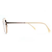 China FM2571 Stainless Optical Eyeglasses Frames , Unisex Full Rim Round Frame for sale