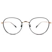 China FM2572 Stainless Full Rim Metal Eyeglasses Frame For Spectacle Eyewear for sale