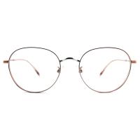 China FM2573 Optical Full Rim Round Spectacle Frame , Metal Unisex Eyewear Frames for sale