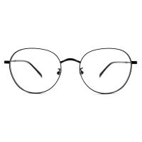 China FM2573 Optical Full Rim Round Spectacle Frame , Metal Unisex Eyewear Frames for sale