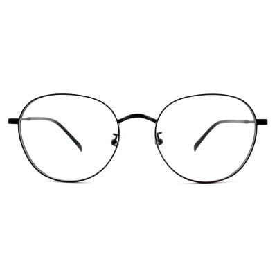 China FM2573 Optical Full Rim Round Spectacle Frame , Metal Unisex Eyewear Frames for sale