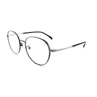 China FM2574 Acetate Optical Metal Frame Full Rim Round Customized With Temple for sale
