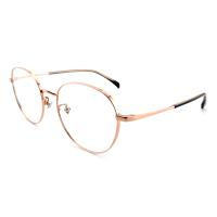 China FM2574 Acetate Optical Metal Frame Full Rim Round Customized With Temple for sale