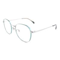 China FM2582 Lightweight Round Metal Glasses Frame , Customized Optical Spectacle Frame for sale