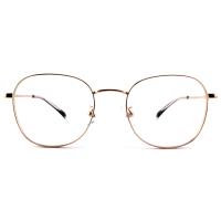 China FM2582 Lightweight Round Metal Glasses Frame , Customized Optical Spectacle Frame for sale
