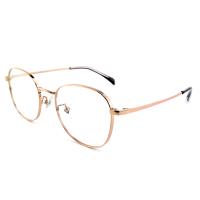 China FM2582 Lightweight Round Metal Glasses Frame , Customized Optical Spectacle Frame for sale