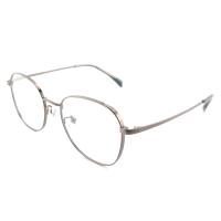 China FM2583 Customized Round Metal Eyeglasses Frames Lightweight Durable Stainless Eyewear for sale