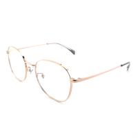 China FM2583 Customized Round Metal Eyeglasses Frames Lightweight Durable Stainless Eyewear for sale
