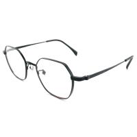 China FM2589 Optical Metal Rectangle Eyeglasses Frames Full Rim Customized Unisex for sale