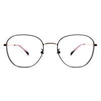China FM2590 Executive Optical Metal Frame Full Rim Round Customized Eyewear for sale