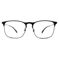 China FM2591 Unisex Optical Metal Frame Square Eyewear Customized With Spring Hinges for sale