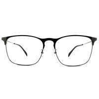 China FM2591 Unisex Optical Metal Frame Square Eyewear Customized With Spring Hinges for sale