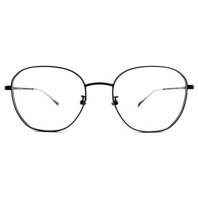 China FM2593 Customized Optical Metal Frame Lightweight Durable Unisex Round Eyewear for sale