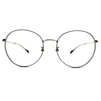 China FM2597 Durable Lightweight Metal Spectacles Frames Unisex Optical Round Eyewear for sale