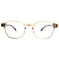 China FP2616 Trendy Acetate Optical Frame Unisex Full Rim Round Customized Color for sale