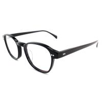 China FP2616 Trendy Acetate Optical Frame Unisex Full Rim Round Customized Color for sale
