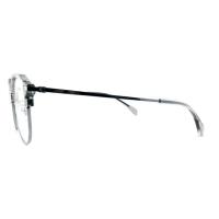 China FP2713 Vintage Round Acetate Metal Glasses Unisex Lightweight Spectacle for sale