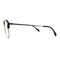 China FP2713 Vintage Round Acetate Metal Glasses Unisex Lightweight Spectacle for sale