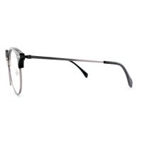 China FP2714 Fashionable Acetate And Metal Eyeglasses , Round Unisex Full Frame Spectacles for sale