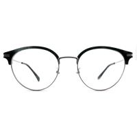 China FP2714 Fashionable Acetate And Metal Eyeglasses , Round Unisex Full Frame Spectacles for sale