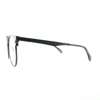 China FP2715 Unisex Acetate Metal Glasses Full Rim Round Optical Frames Eyewear for sale