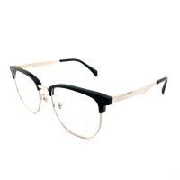 China FP2715 Unisex Acetate Metal Glasses Full Rim Round Optical Frames Eyewear for sale