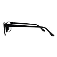 China FU1743 Unisex Flexible TR90 Optical Frames Black Anti Reflective Square Eyewear for sale