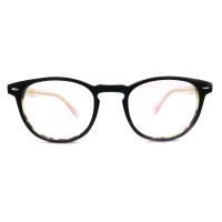 China AD017 Durable Optical Frame Glasses ,Unisex Round Glasses With Temple for sale