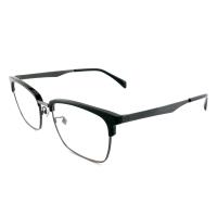 China FP2649 Square Acetate And Metal Eyewear , Business Full Rim Eyeglasses for sale