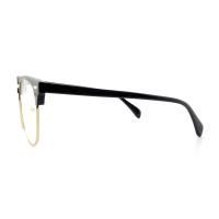 China FP2648 Classic Acetate Metal Glasses Vintage Square Unisex Frames Eyewear for sale