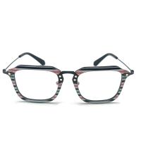 China BD124 Customized Frame Color Acetate Metal Frames with 142mm Temple Length for sale