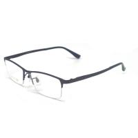 China TD061 Elegant Titanium Frame for Eyeglasses with Semi-rimless Eyeshape and Rectangle Design for sale