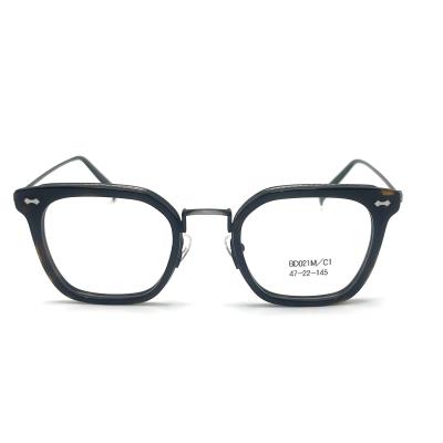 China BD021M Fashion Style Acetate Metal Frames Customized to Your Preferences for sale
