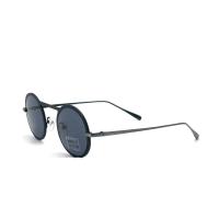 China MS066 Unisex Metal Frame Round Eyeshape Sunglasses with Adjustable Nose Pads for sale