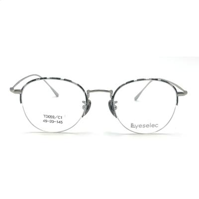 China TD059 Semi-rimless Titanium Frame Preferred by B2B Buyers for sale