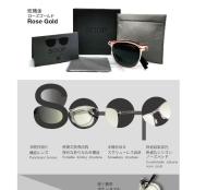 China SP9859 Premium Metal Frame folded sunglasses for sale