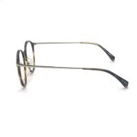 China OPT SUN001 Acetate Optical Frame with high elasticity temples trendy Round Style Fashionable Look for sale