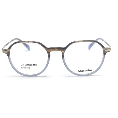 China OPT COM003 Fashion-forward Women s Acetate Optical Frame - Round Shape for sale