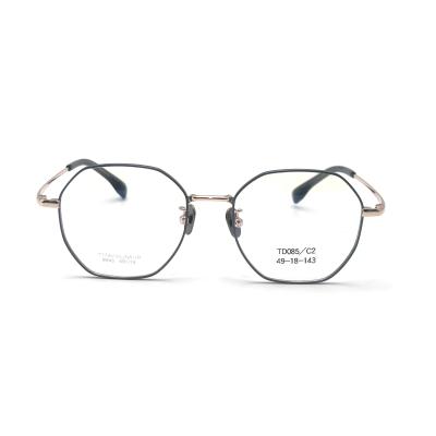 China TD085 High-Performance Titanium Frame for Unisex Round Eye Shape The Ultimate Choice for sale