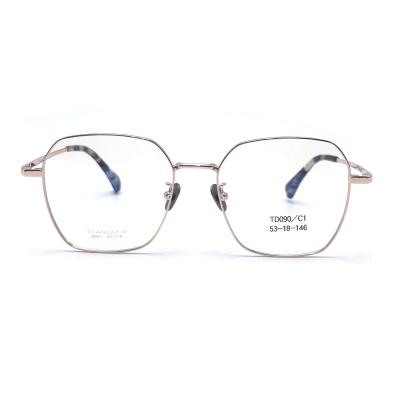 China TD090 Titanium Optical Frame with Flexible Hinges for a Perfect Fit for sale