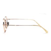 China MD124 Metallic Optical Frames in Round Shape Metallic Design for sale