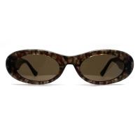 China AS074 Acetate Frame Sunglasses featuring Oval Eye Shape and Acetate Sheet material for sale