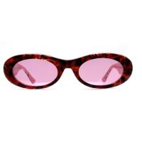 China AS074 Acetate Frame Sunglasses featuring Oval Eye Shape and Acetate Sheet material for sale